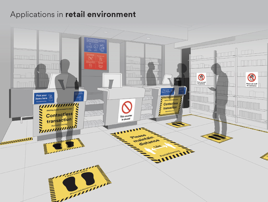 Social Distancing Signage Offer | Total Tint Solutions WA
